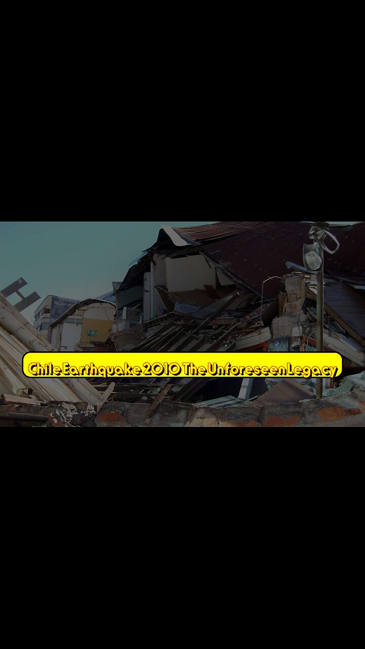 Chile Earthquake 2010: The Unforeseen Legacy #Earthquake #Chile #Seismic