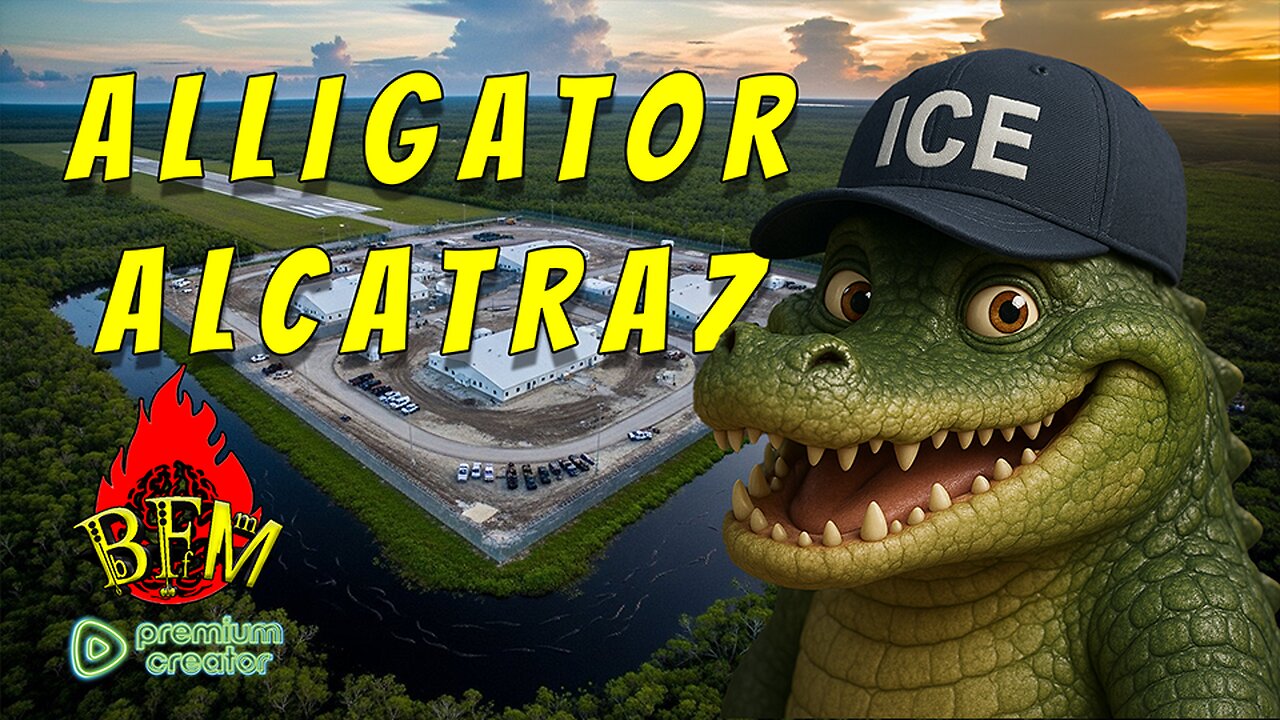 Alligator Alcatraz – Trump Tours Florida’s “Gator‑Guarded” Detention Camp