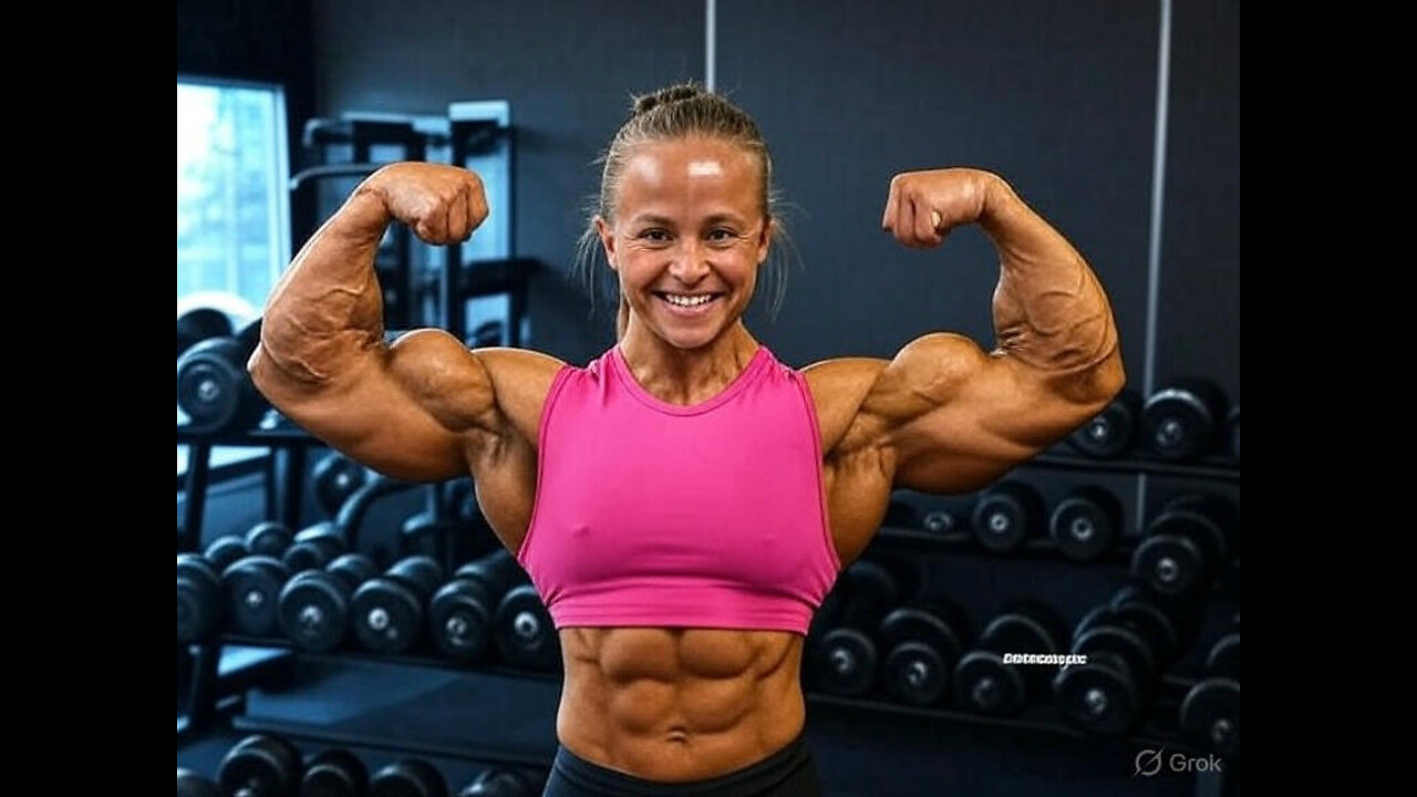 AI Creates Realistic Female Bodybuilder: Is It the Future of Young Guns?