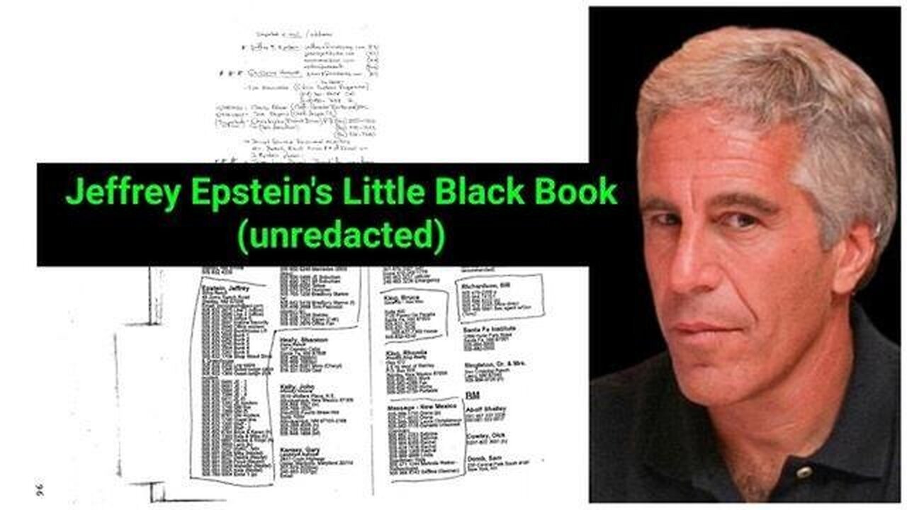 "Unveiling Jeffrey Epstein's Unredacted Little Black Book: PDF to Video Conversion"