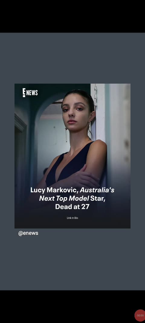 Rip to Lucy markovic a Australian top model Rip to her 🙏🕊🕯 🪦🇦🇺04/19/25