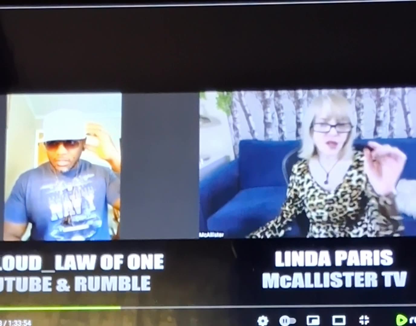 My galactic Journey part 190. Linda Paris McAllister TV interview