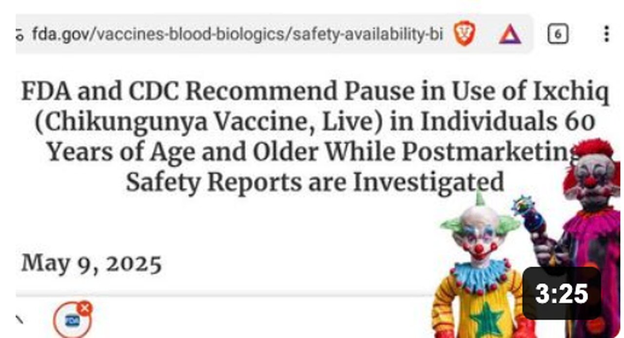 Finally! FDA/CDC swing into action and HALT VACCINES!