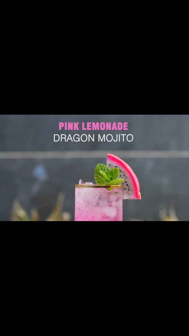 COCKTAIL PINK LEMONADE DRAGON MOJITO