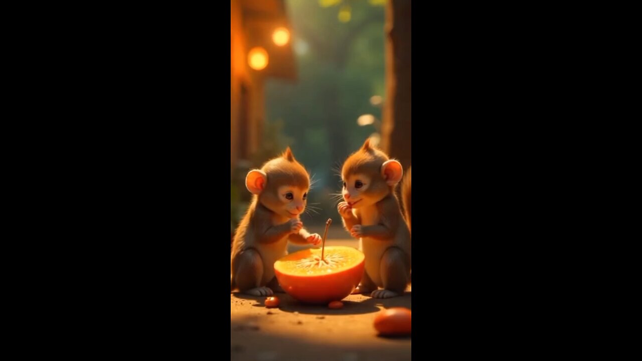 Monkey Orange Picnic! | Cute Baby Monkeys Join the Juicy Fun!