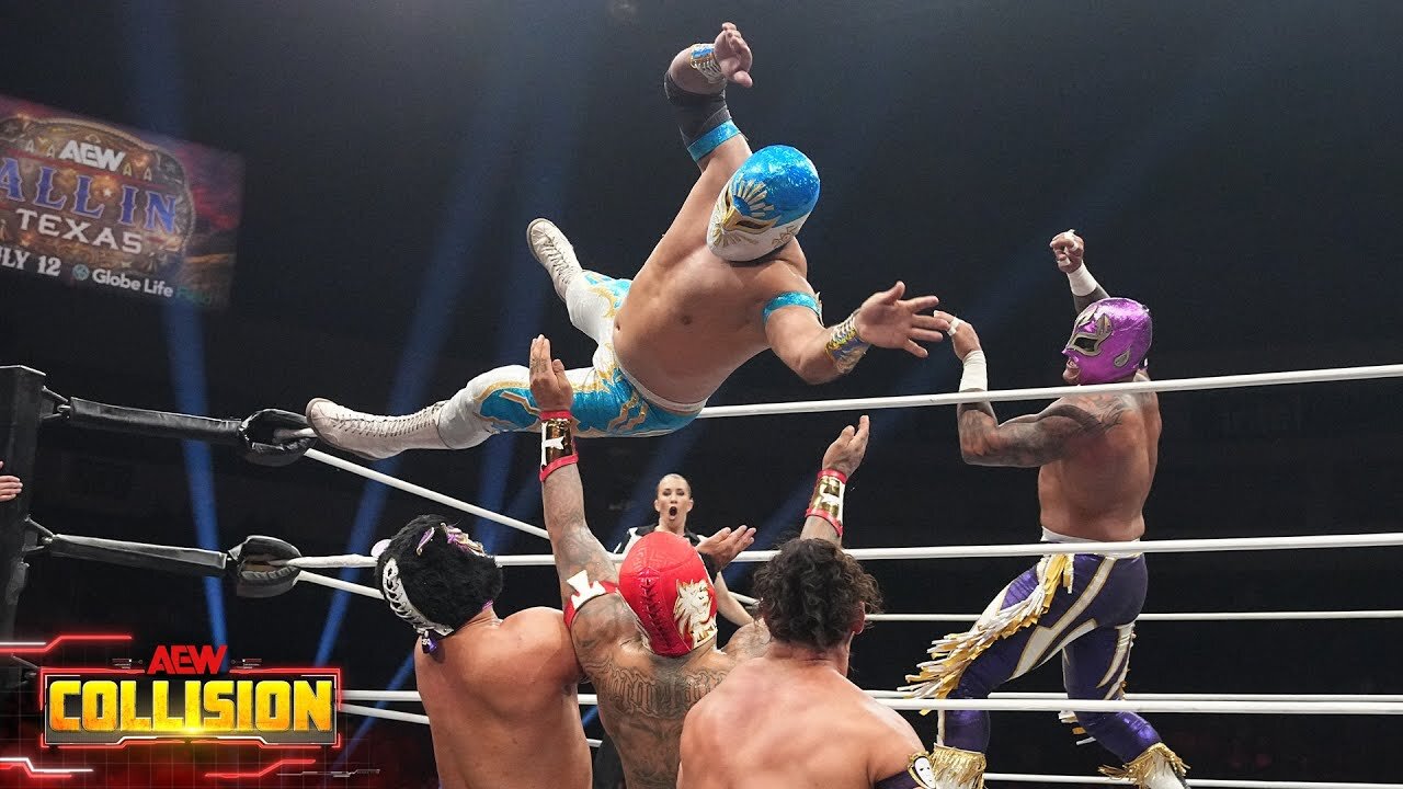 CMLL's Mistico, Templario & Mascara Dorada vs Volador Jr, Magnus ...