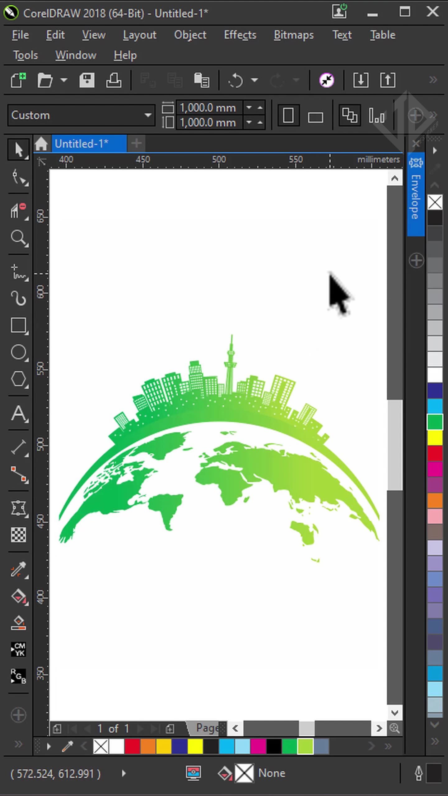 Simple tips to draw curved buildings in coreldraw