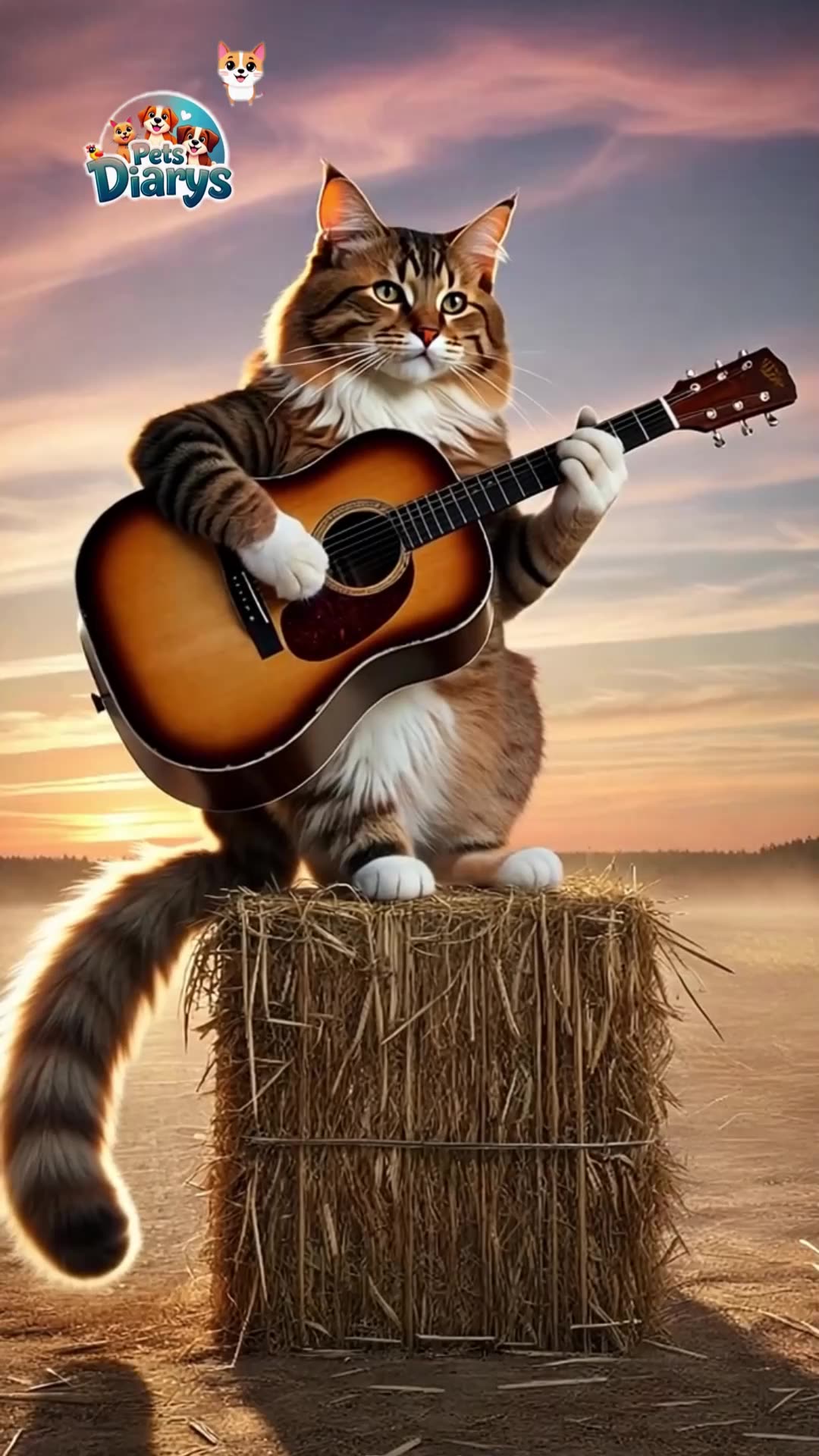 Dancing Cat Sings a Happy Song in a Magical Garden | Cute & Funny Pet ...