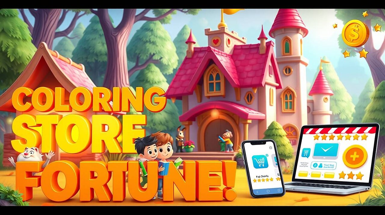 How to Sell a Digital Product That Kids Love! | Coloring Store Fortune ...