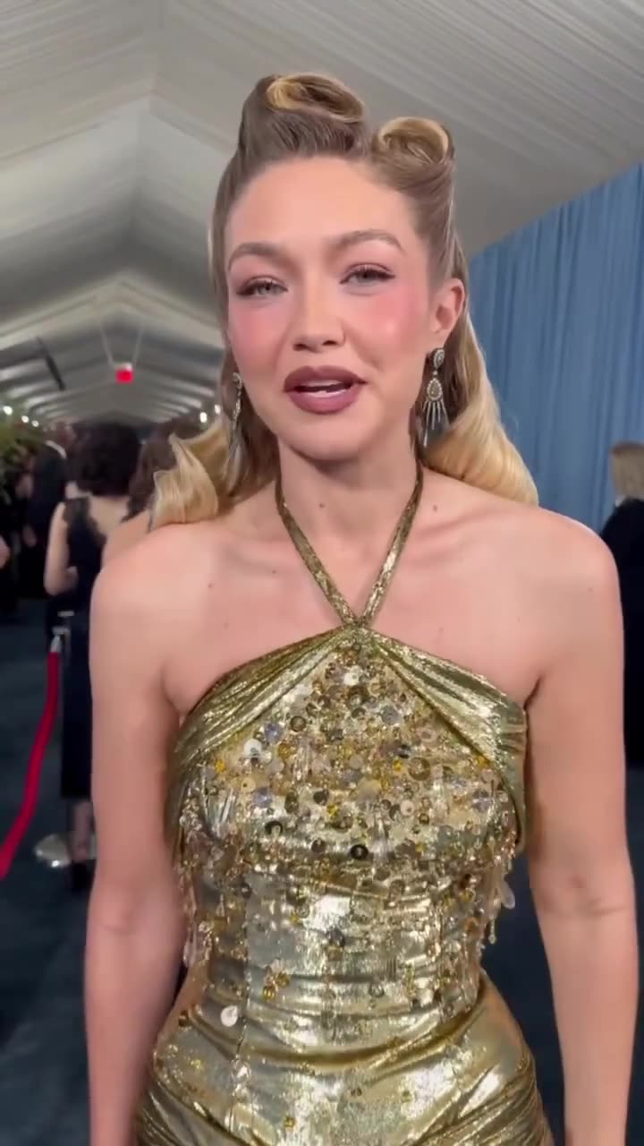 Stunning Super Model Gigi Hadid was shining at Met Gala 2025 #Gigi #Hadid