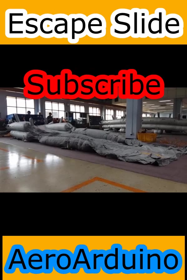 Super Giant Escape Slide Shoot in Workshop #Aviaiton #Fly #AeroArduino