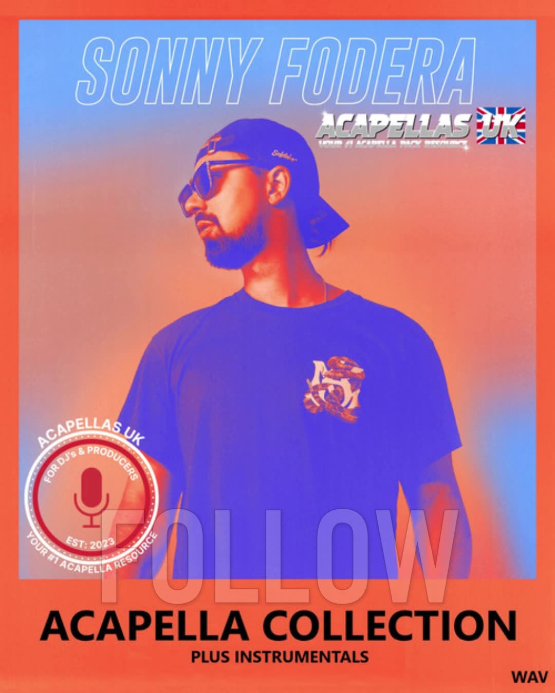 Sonny Fodera - Acapella & Instrumental Pack [Acapellas UK] WAV