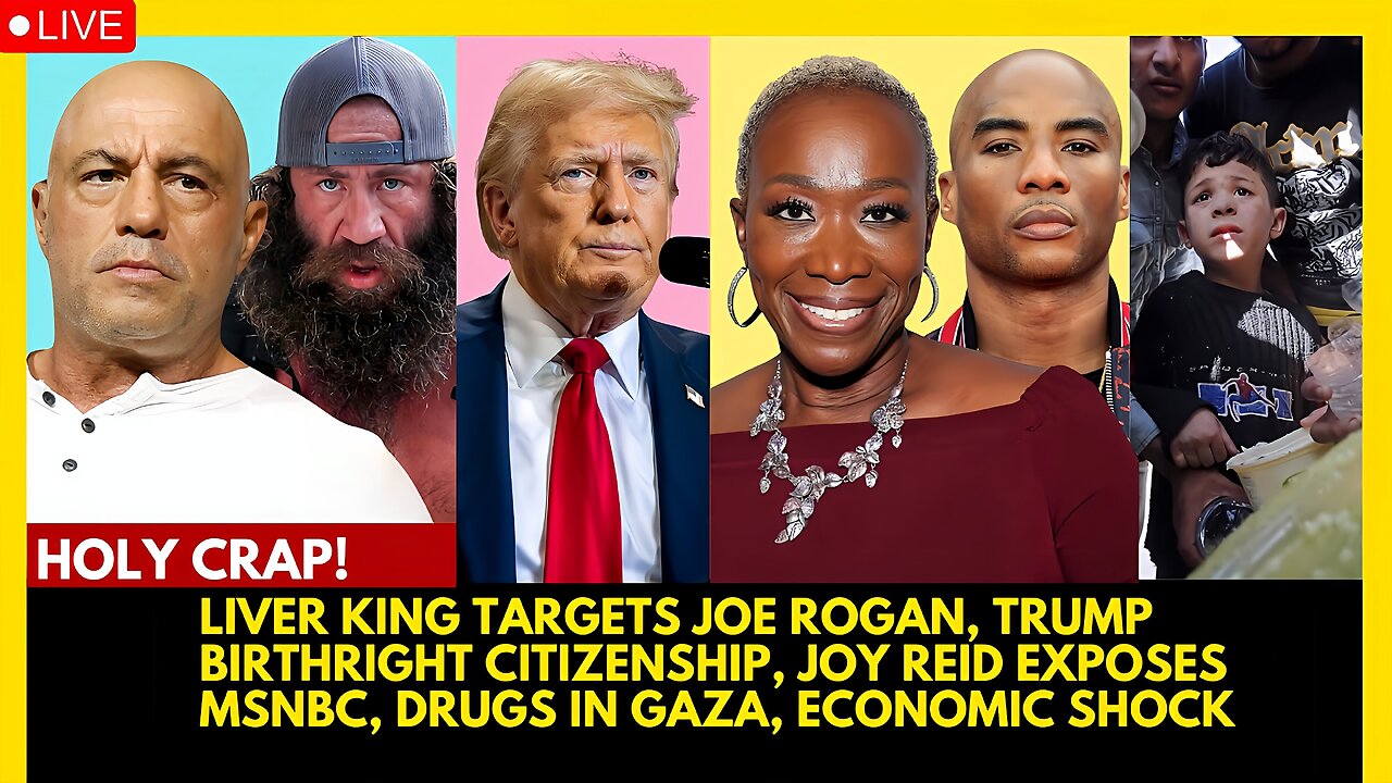 LIVER KING TARGETS ROGAN, TRUMP BIRTHRIGHT, JOY REID EXPOSES MSNBC ...