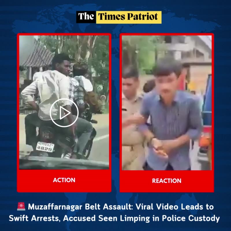 Viral Video Leads to Swift Arrests, Accused Seen Limping in Police Custody