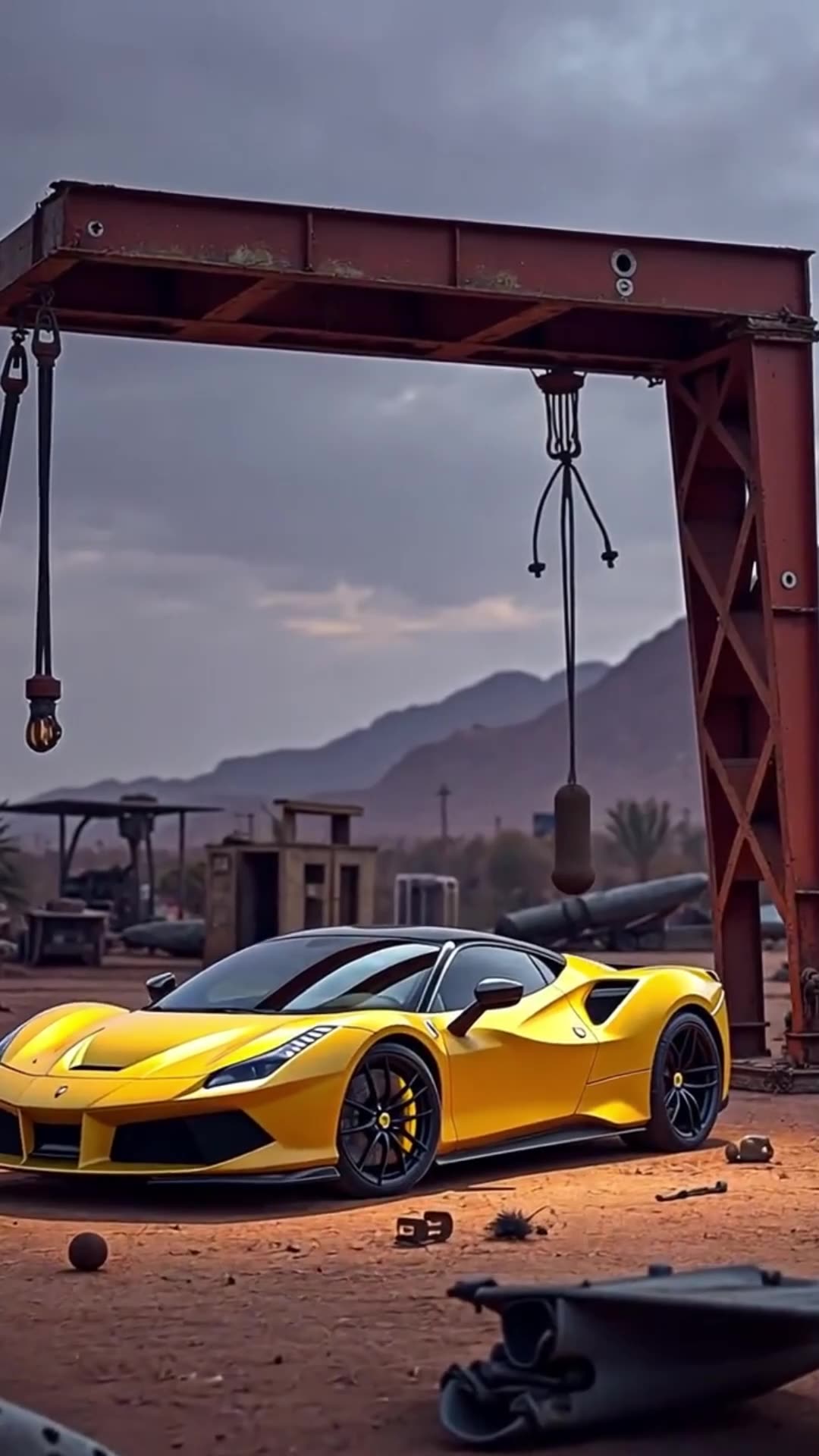 Ferrari SF90 Stradale Inches from Destruction in Desert Boneyard ...