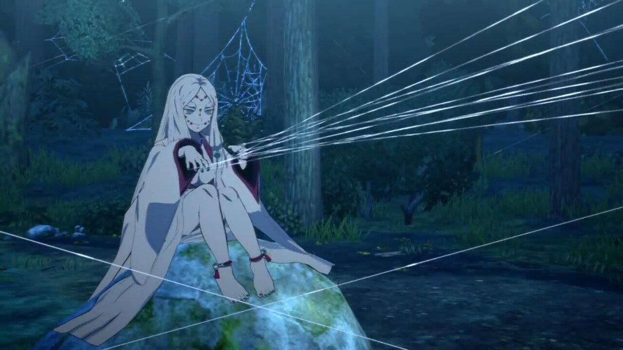 spider demon mother all dialogue/cutscenes Demon Slayer -Kimetsu no ...