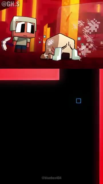 I LOVE R.E.P.O (MINECRAFT MOVIE ANIMATION) Blue Bouncing Square