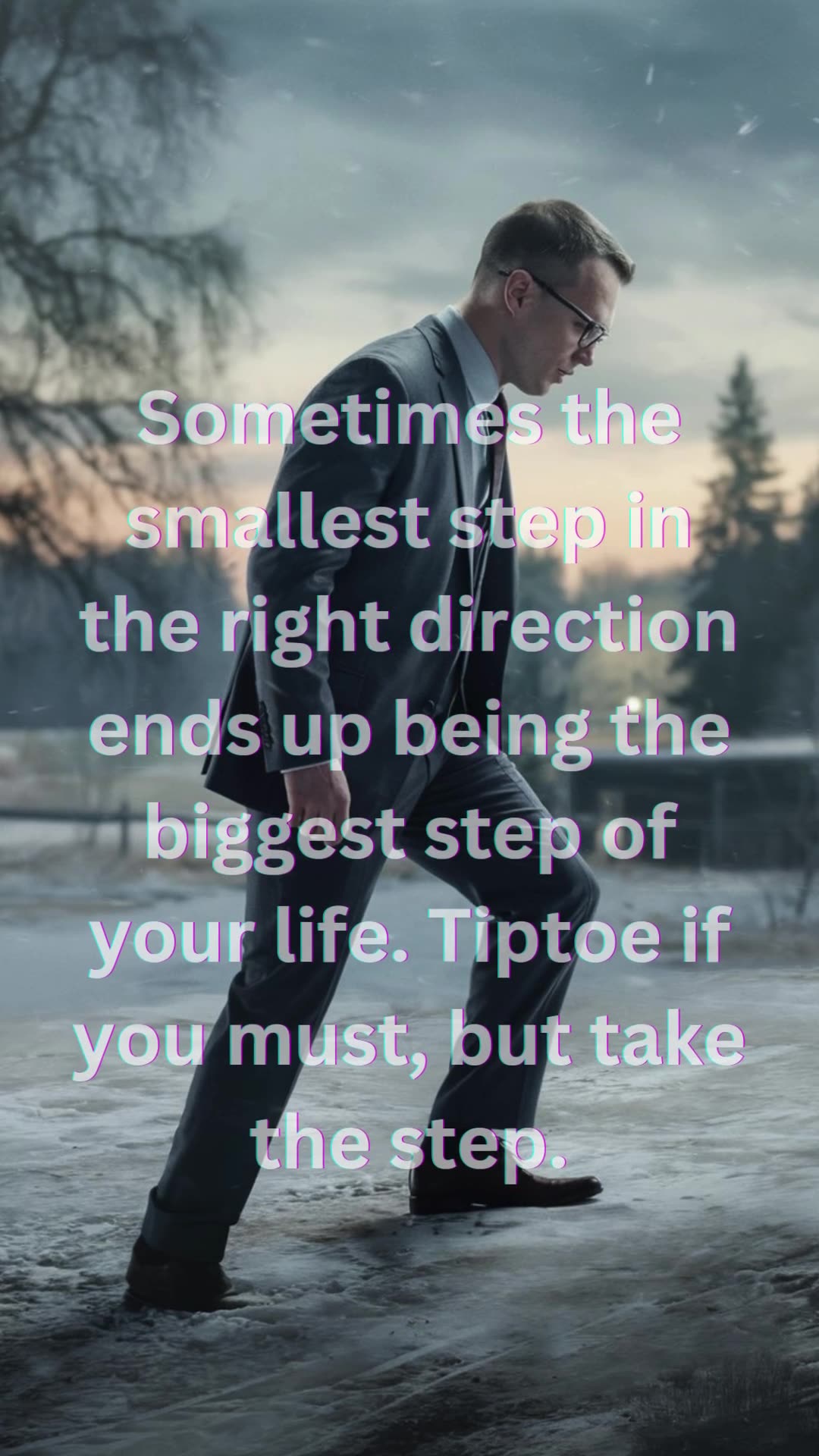 Sometimes the smallest step in the right direction ends up being the ...