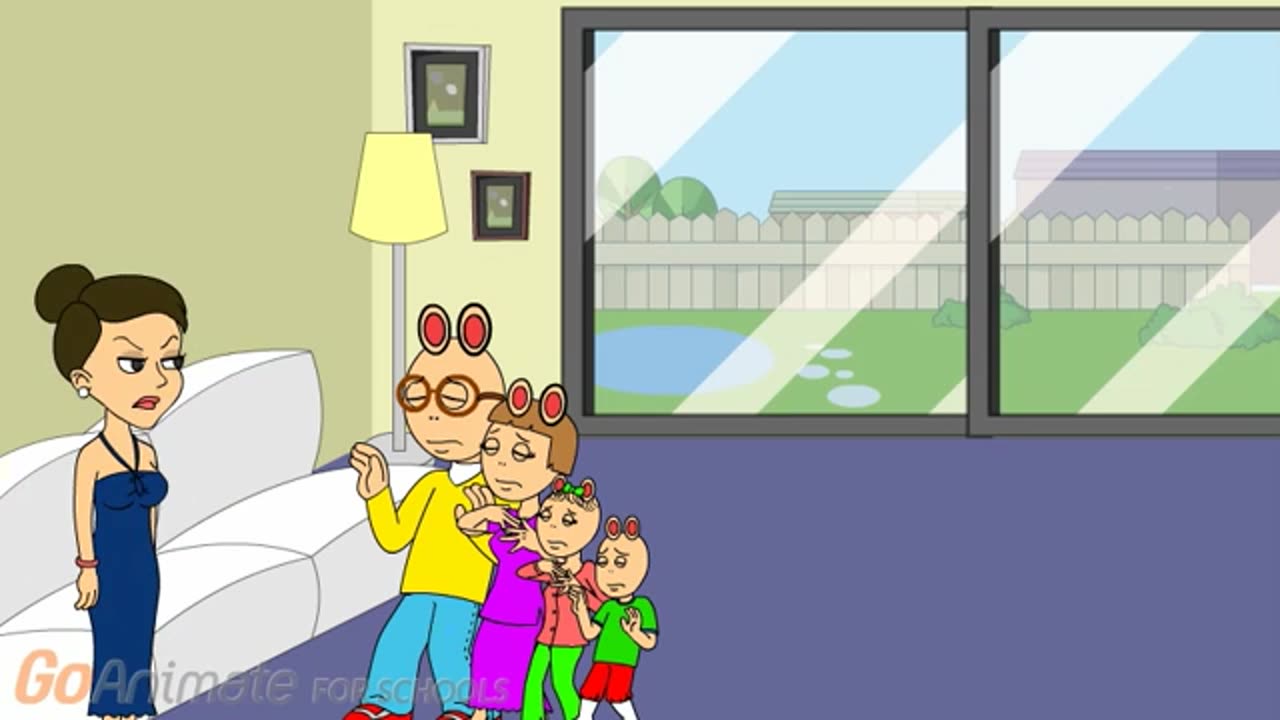 Arthur, DW, Kate, & Joseph Disrespect Mrs. Gray (REUPLOAD)