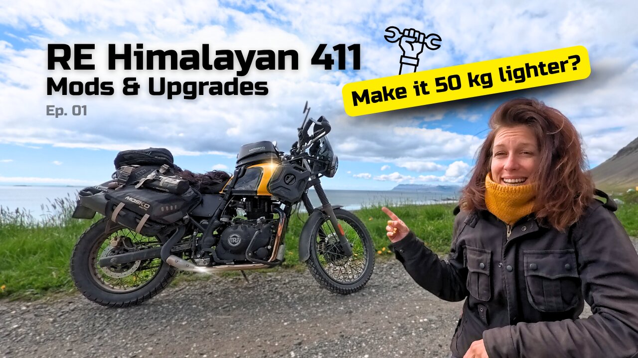 Royal Enfield Himalayan 411 Mods | Ep. 1 – Can I Make It 50kg Lighter?
