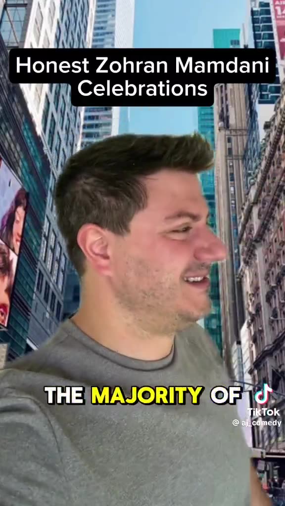 Spoof of Leftist Reactions to Zohran Mamdani's Victory Is Funny Because ...