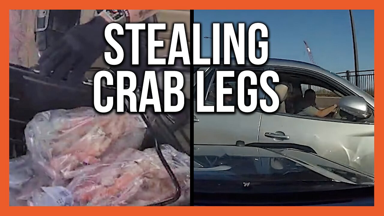 Crab Leg Heist! Two Suspects Attempt to Flee Police After Stealing Seafood