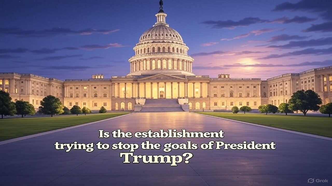 Is the establishment trying to stop the goals of President Trump? - AC ...