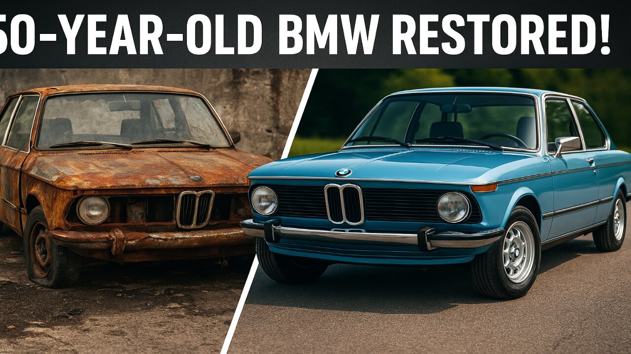 Fully restoration 50 year old BMW 3 series cars that were severely ...