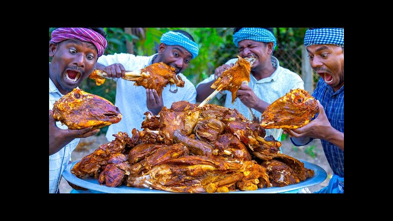 MUTTON SHUWA | Traditional Omani Shuwa Recipe Cooking in Indian Village ...
