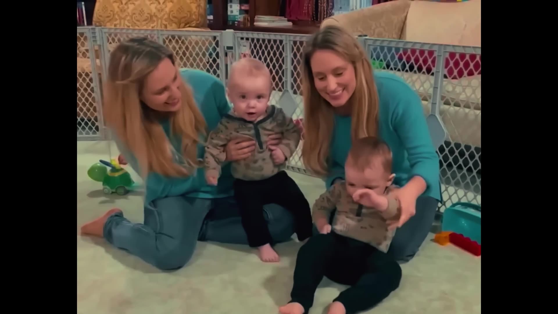 These identical twins married identical twins