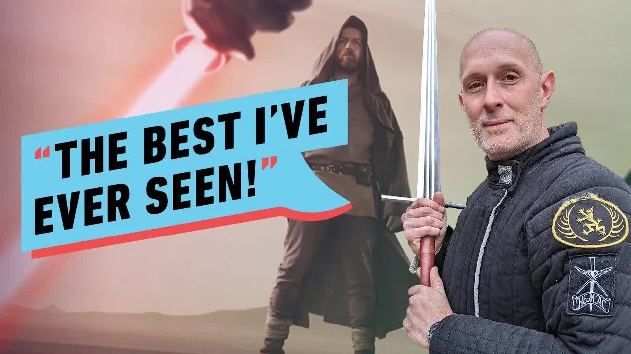 Sword Expert Reacts To Obi-Wan Kenobi Series _ Lightsaber Fight Scenes