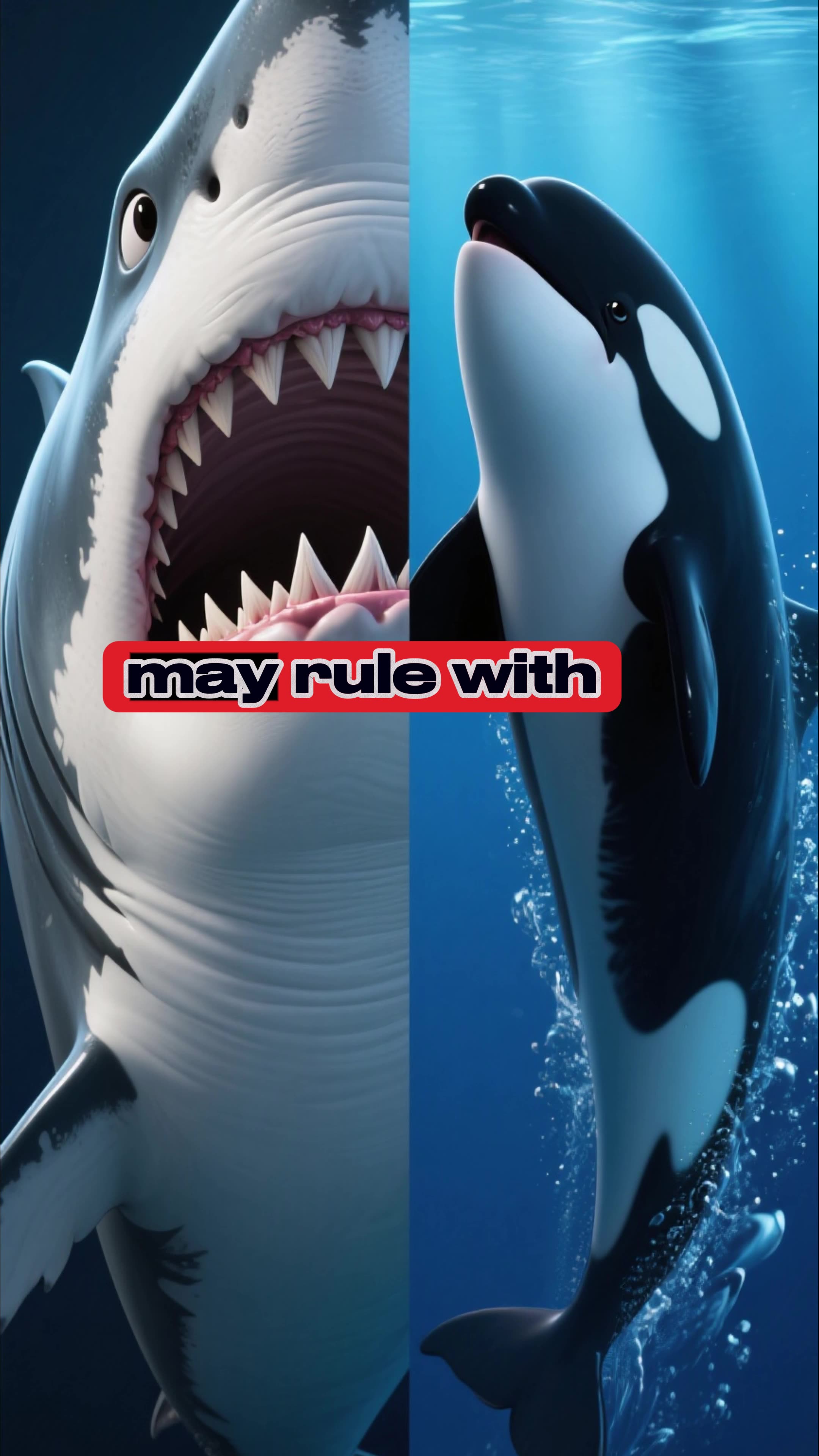 Orca vs Great White: The Ultimate Ocean Showdown #OrcaPower #WildlifeFacts