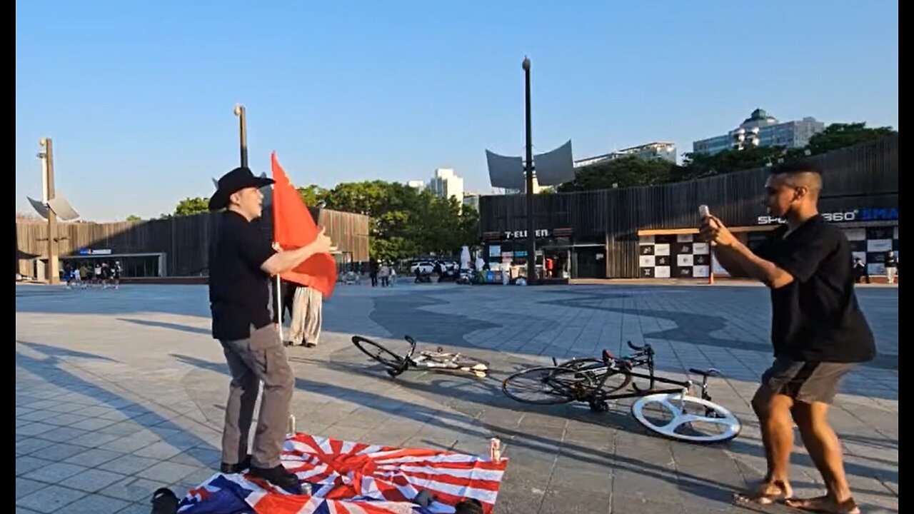 IP2 Stories - Johnny Somali & Hank Stomping On an English & Japanese Flags! Cops Come