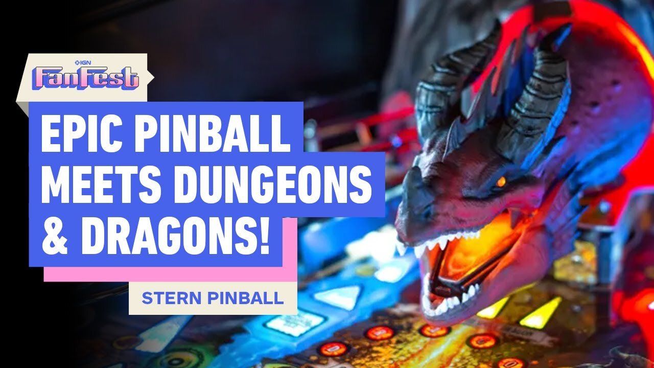 Stern’s New D&D Pinball Machine is a 'Critical Hit' _ IGN Fan Fest 2025