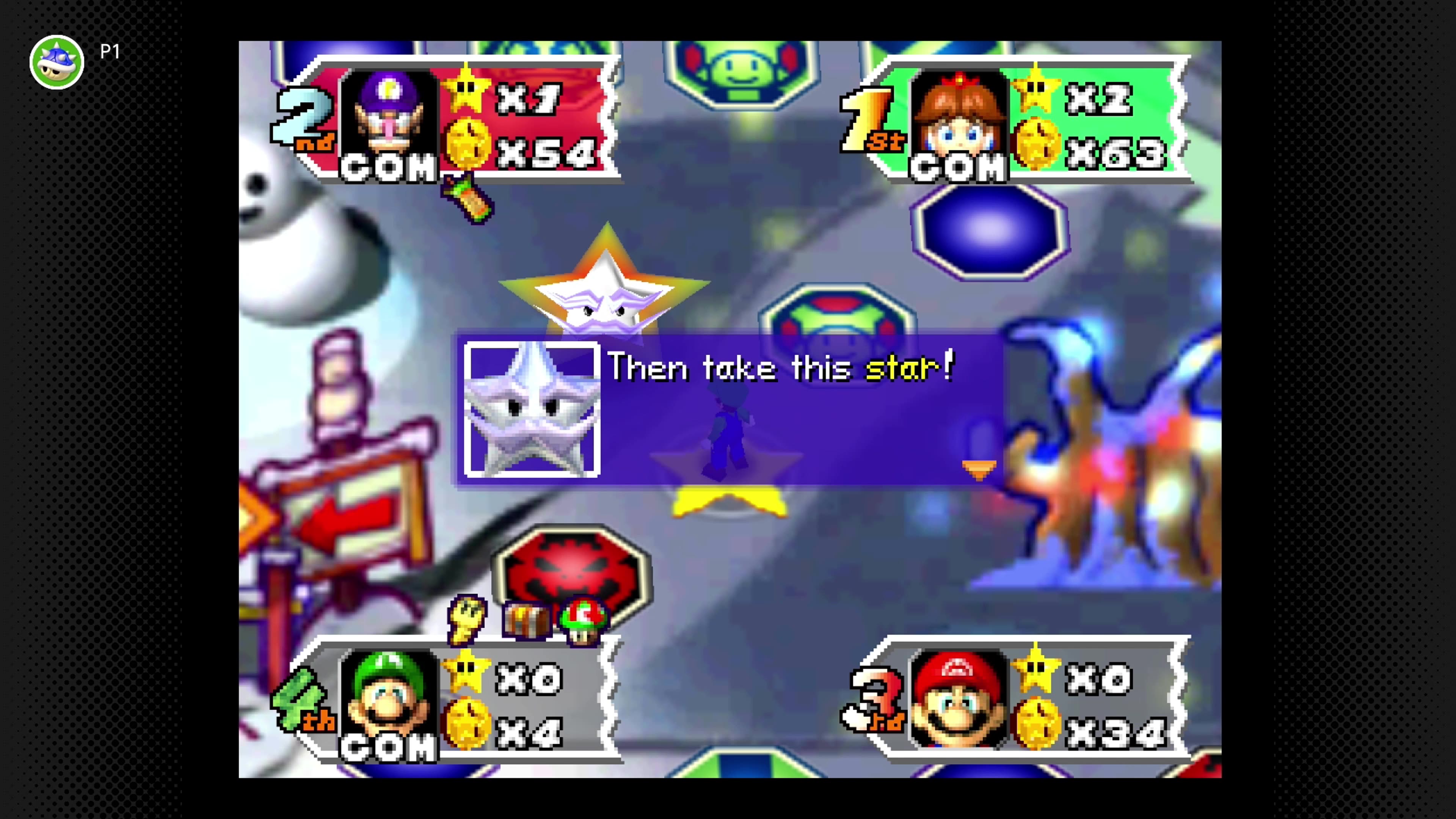 Mario Party 3 Chilly Waters Normal AI 35 Turn Game Part Four