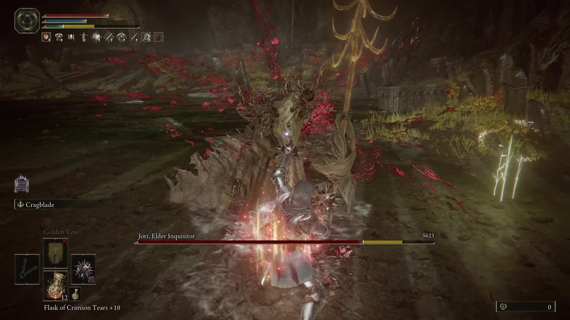 Hitless RL1 Jori, Elder Inquisitor (Elden Ring: Shadow of the Erdtree)