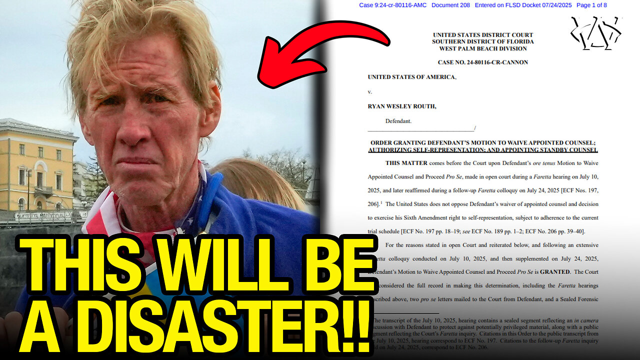 Trump Assassin Routh FIRES LAWYER to REPRESENT HIMSELF at TRIAL!