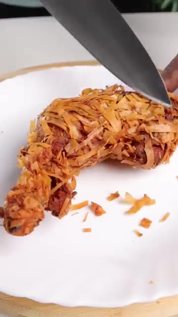 Fried thread chicken Recipe