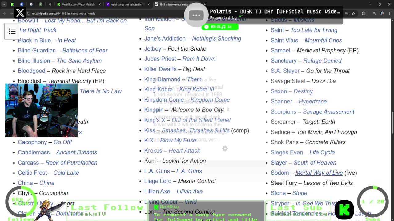 🟢Spring Break '88 Playlist Babyyy|ALLWORKNOPLAYDULLBOY|!sr !discord