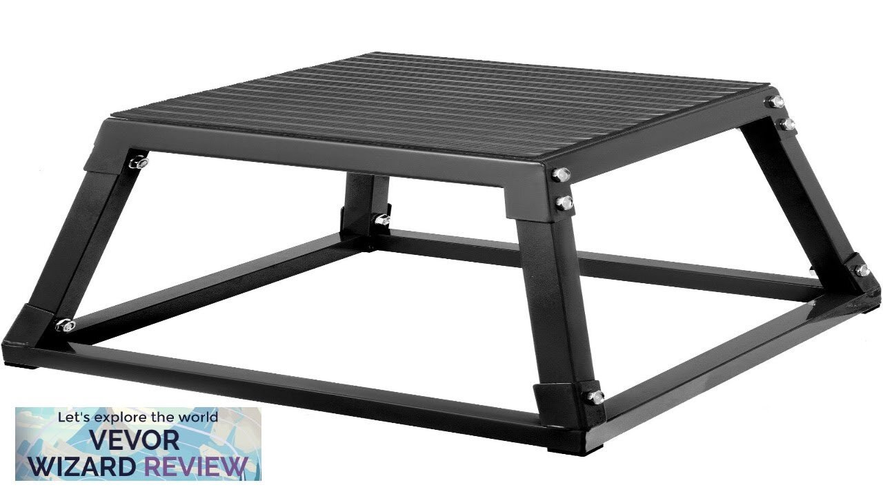 VEVOR Plyometric Platform Box 12/18/24 Inch Fitness Exercise Jump Box ...