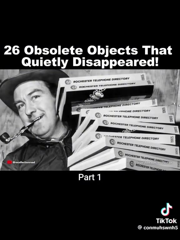 26 Obsolete Objects That Quietly Disappeared! Pt 1