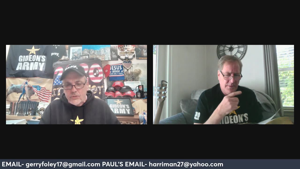 GIDEONS ARMY 6/3/25 @ 930 AM TUESDAY WITH JIMBO