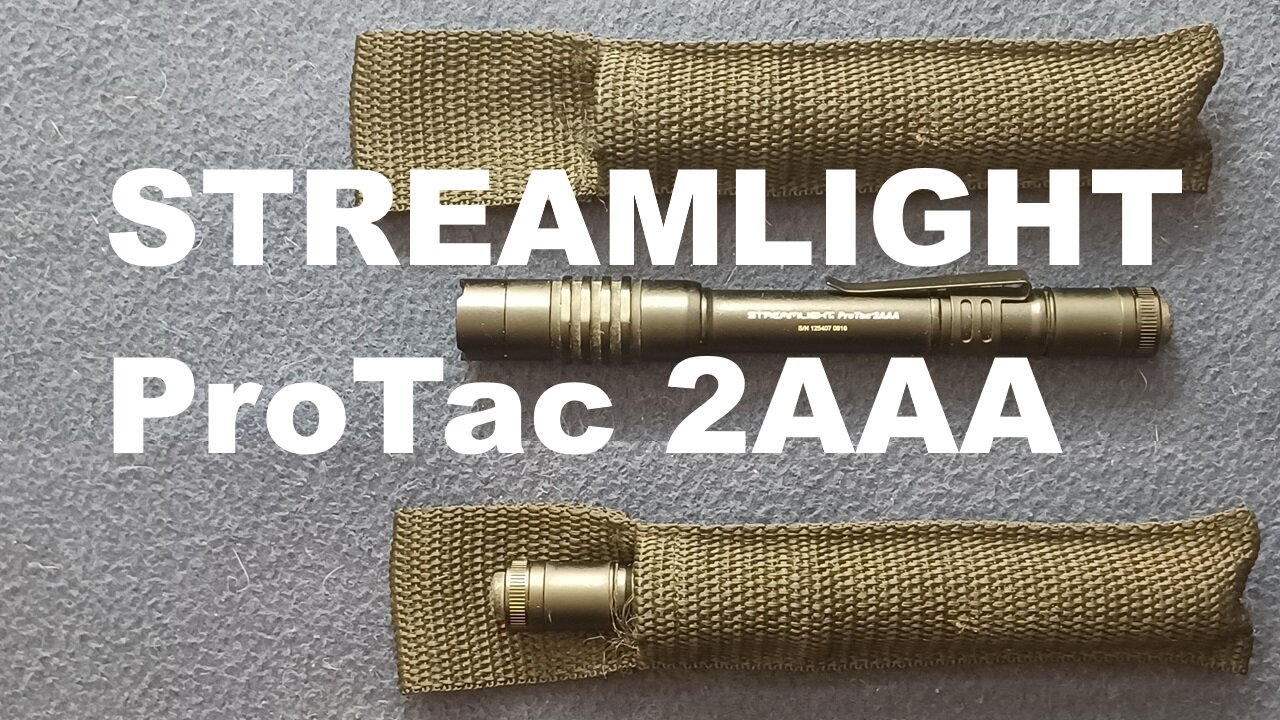 STREAMLIGHT PROTAC 2AAA (now vintage) EDC FLASHLIGHT, 2X AAA. Pen Map ...