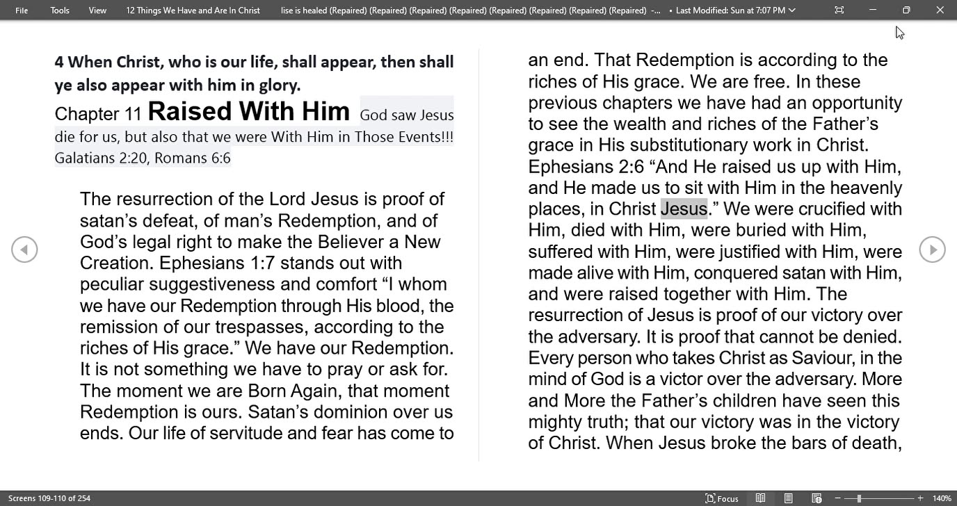 Spirit, Soul, Body Confession and Raised With Him!!