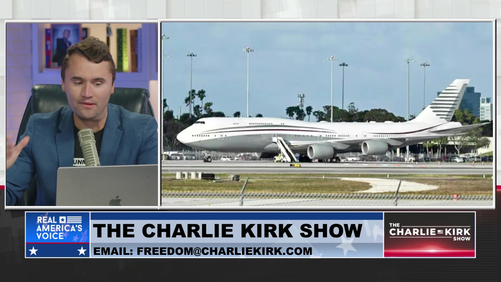 Trump Accepts a Plane From Qatar? Charlie Explains Why the Media is ...