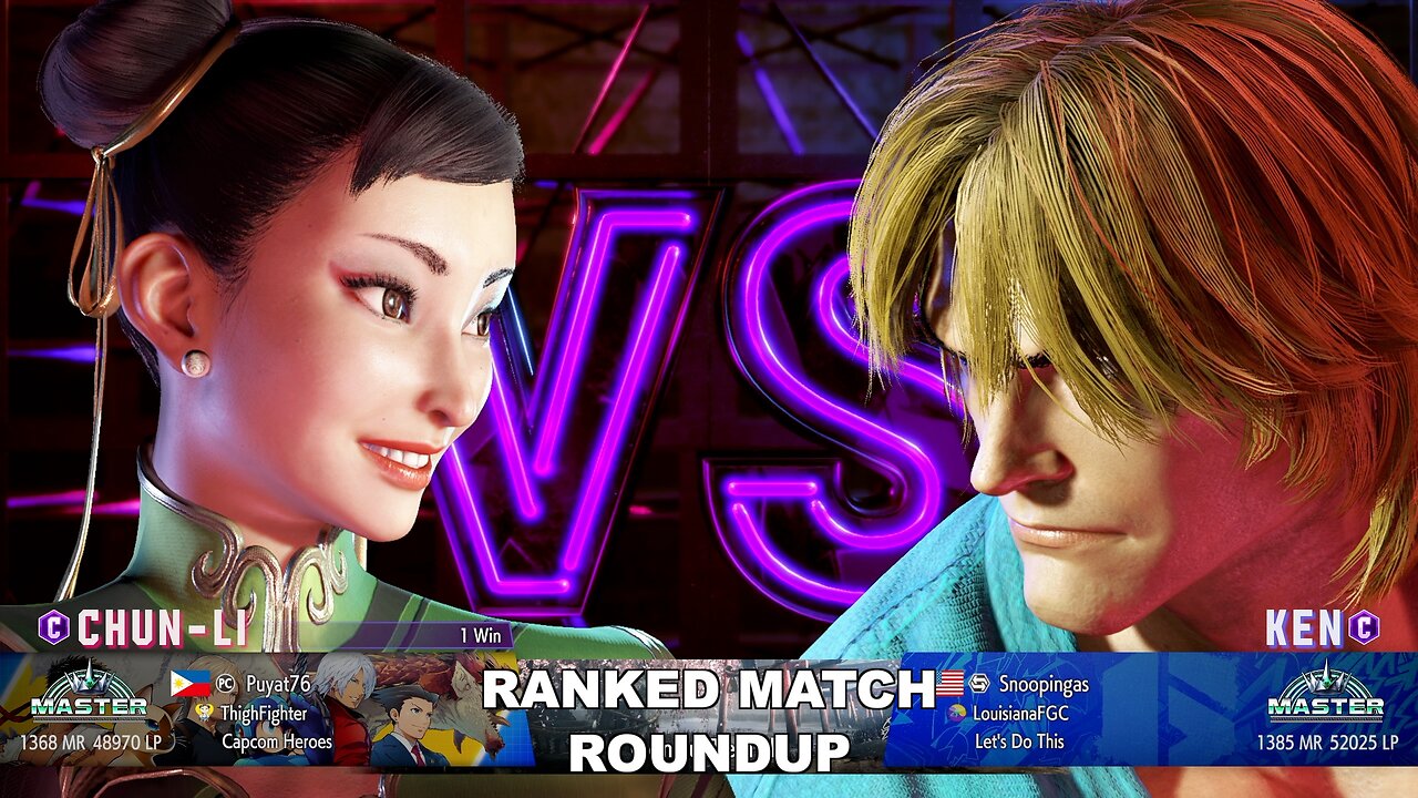 Kuya Kalbo SF6 Ranked Match Roundup. Chun Li Master Rank [Hori Fight Stick]