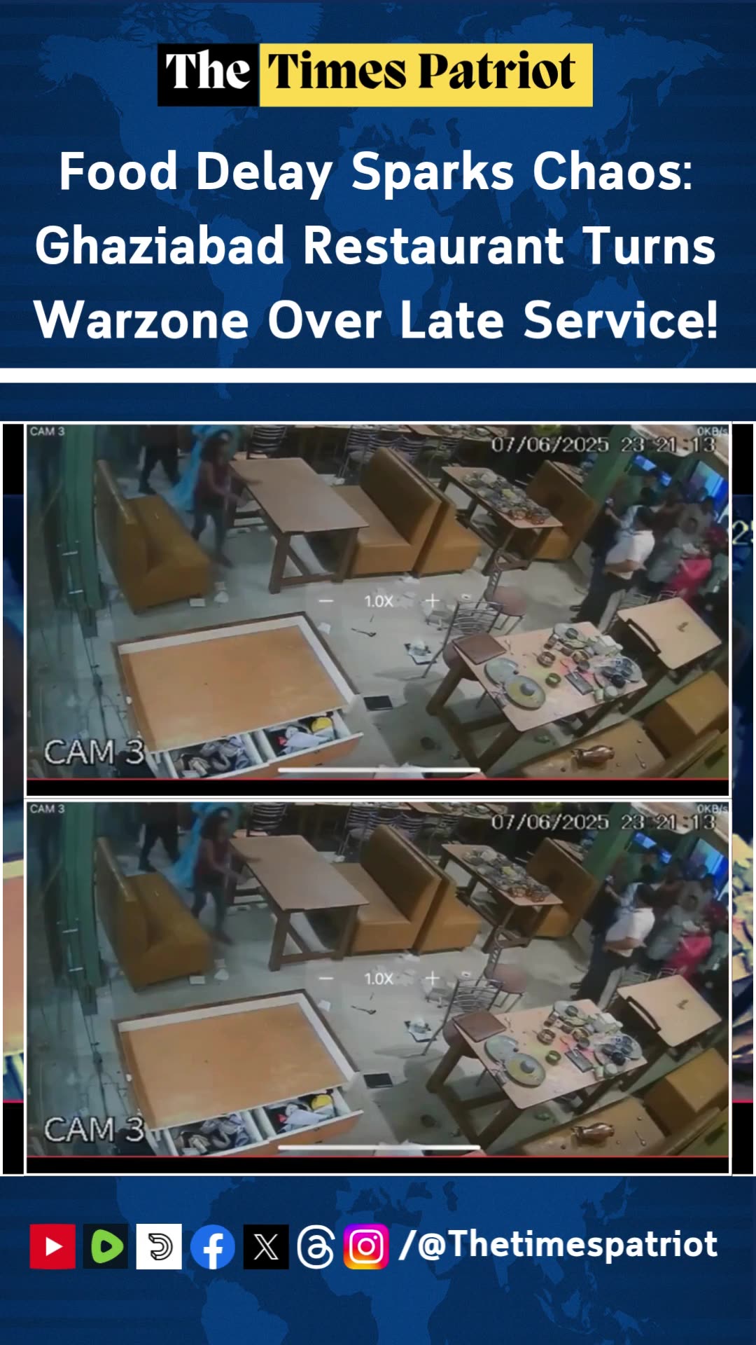 Food Delay Sparks Chaos: Ghaziabad Restaurant Turns Warzone Over Late ...