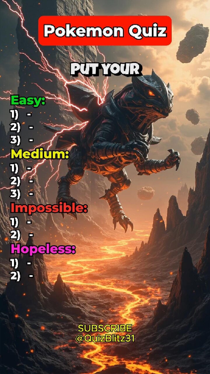 Failing this quiz might just revoke your Pokémon Trainer card!