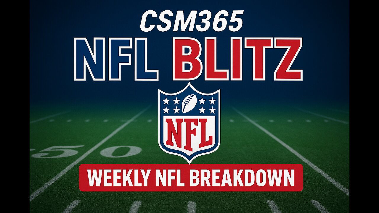 Clutch Sports Media 365 NFL Blitz Weekly NFL Breakdown Review/ Preview