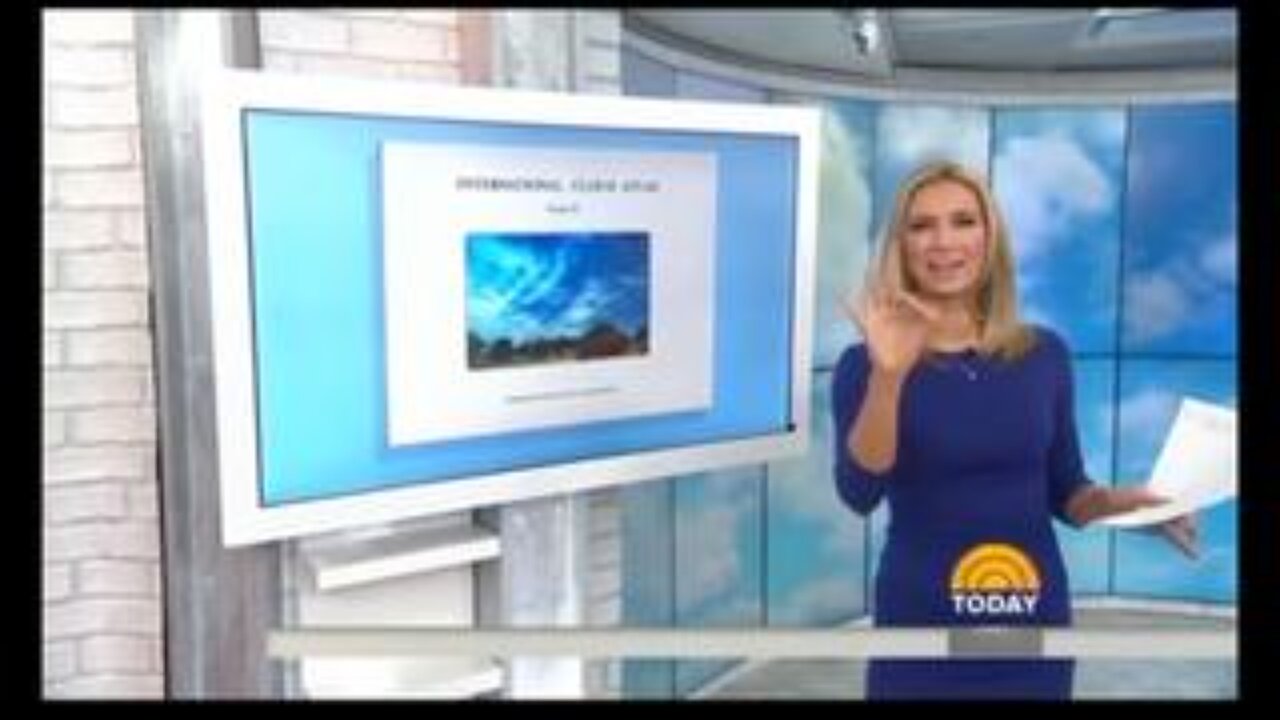 Weather reporter announces some NEW TYPES of CLOUDS ☁️??!